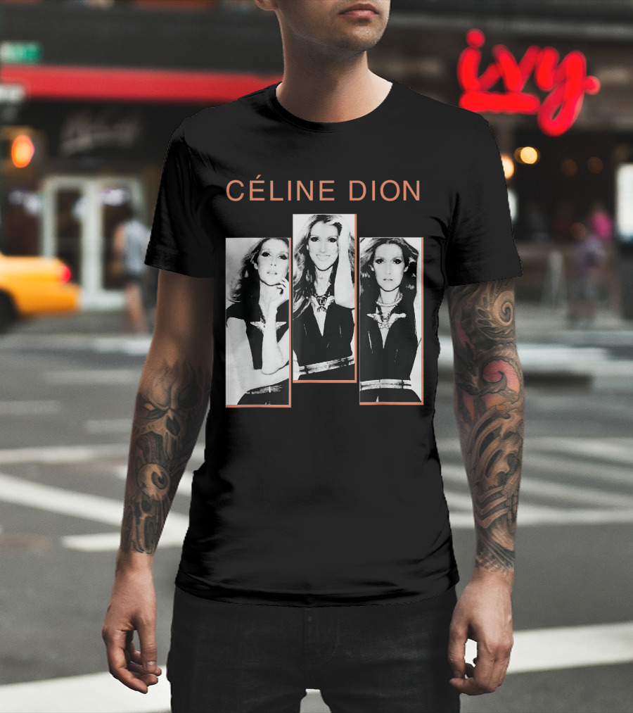 Céline Dion My Heart Sans Attendre Go On T-Shirt