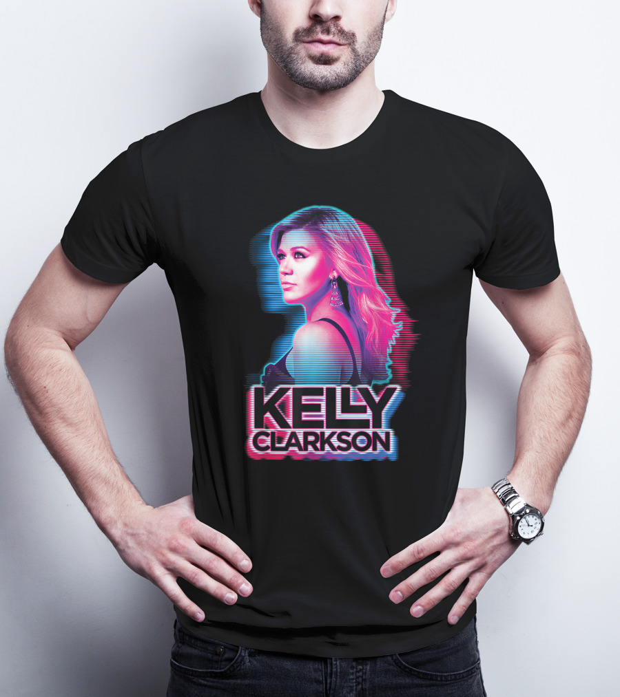 KELLY CLARKSON Retro Neon T-Shirt