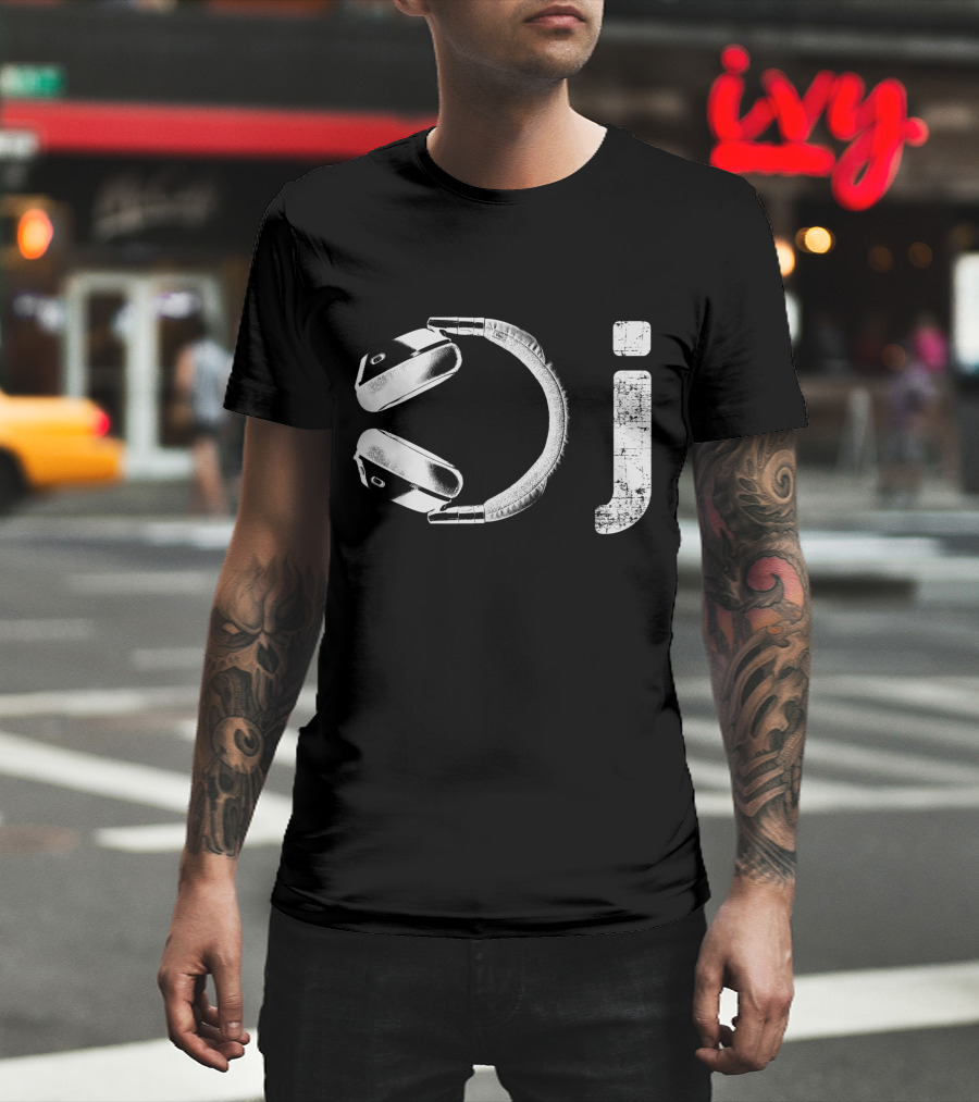 DJ Headphone I Heart Being A DJs Party T-Shirt