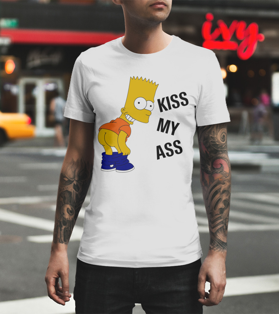 Bart Simpson Kiss My Ass T-Shirt