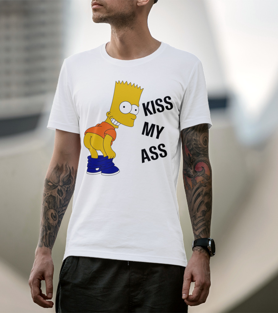 Bart Simpson Kiss My Ass T-Shirt