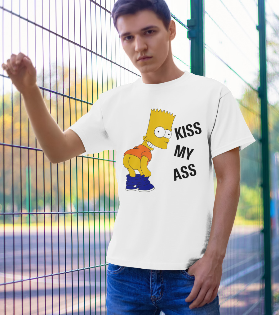 Bart Simpson Kiss My Ass T-Shirt