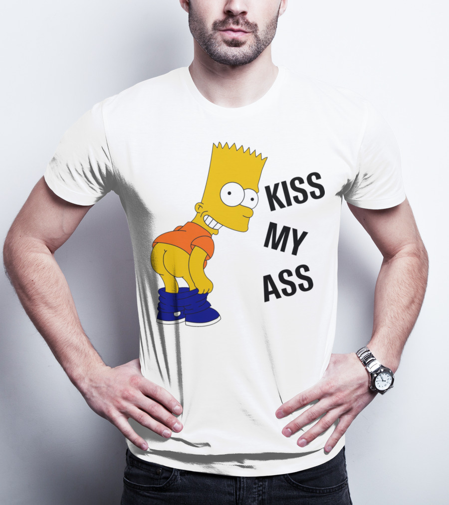 Bart Simpson Kiss My Ass T-Shirt