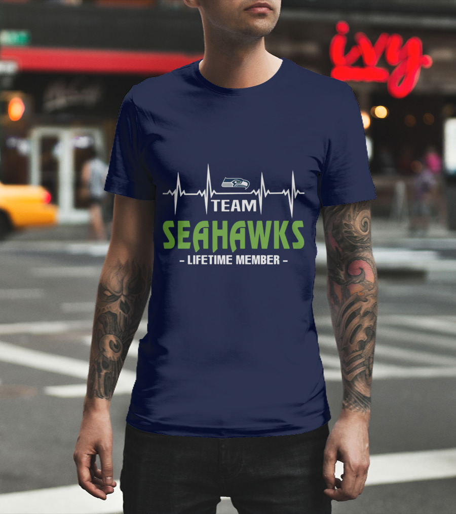 Team Seahawks Lifetime Member T-Shirt