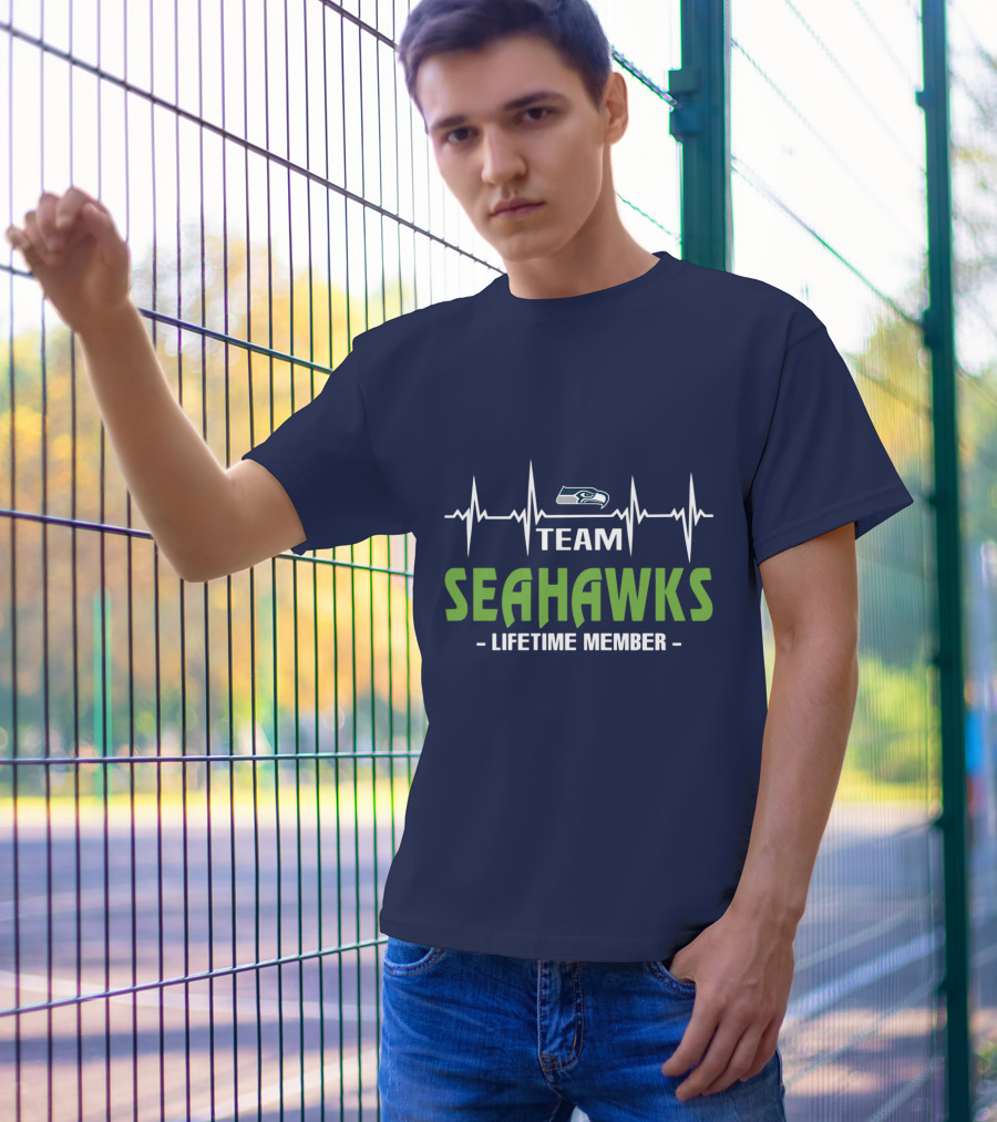 Team Seahawks Lifetime Member T-Shirt