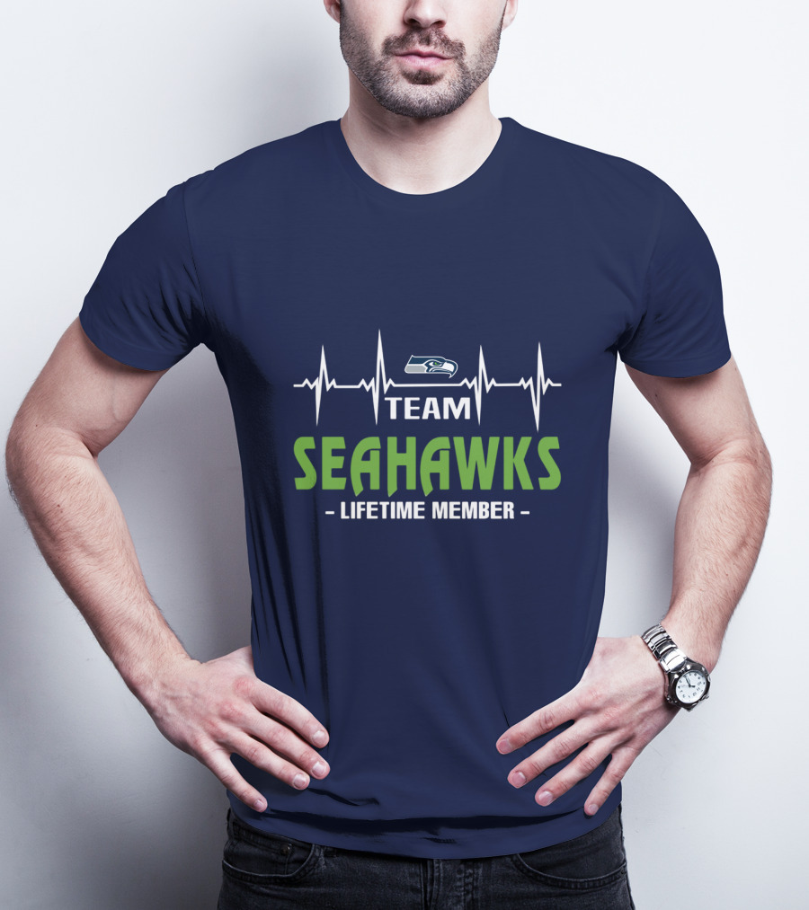 Team Seahawks Lifetime Member T-Shirt