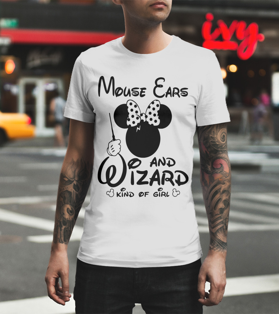 Mouse Ears And Wizard Kind Of Girl T-Shirt