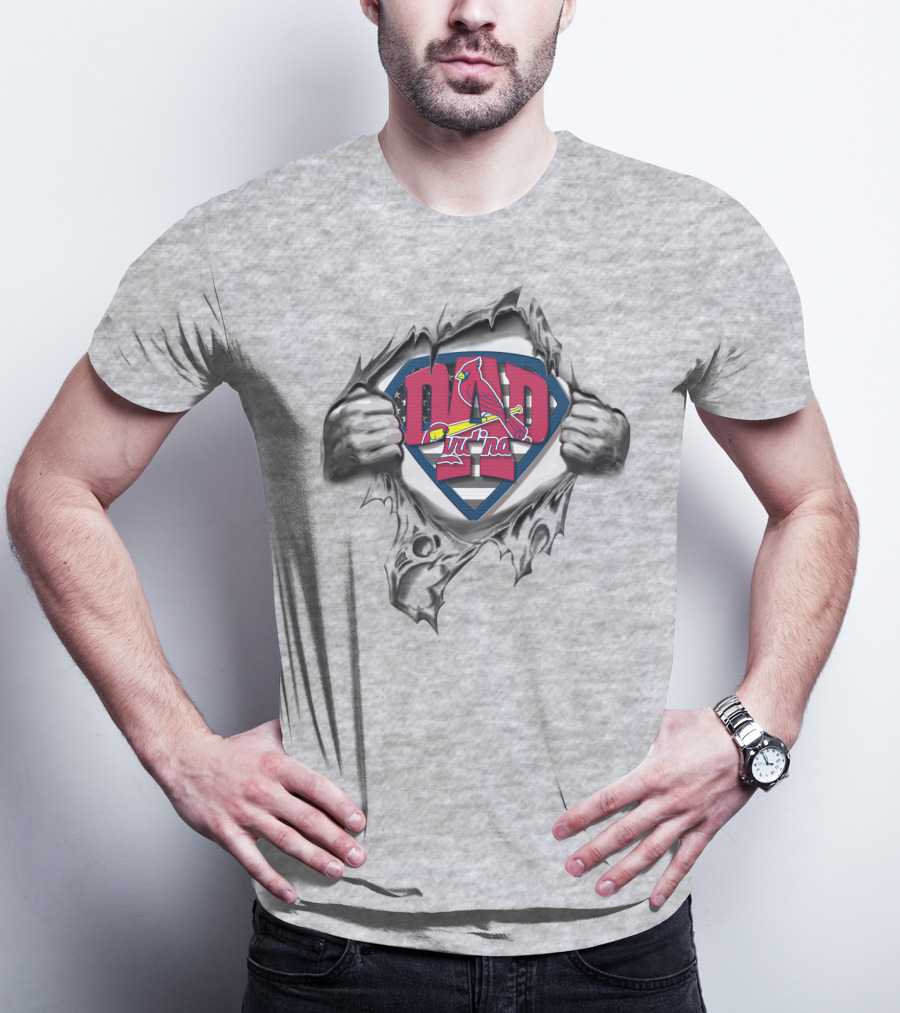 SUPERDAD St. Louis Cardinals Logo Shield T-Shirt