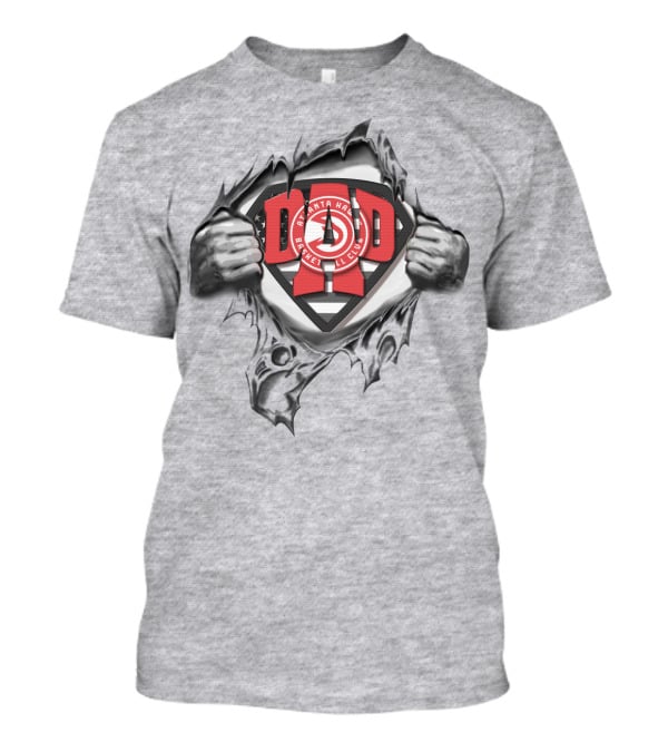 SUPERDAD Atlanta Hawks Basketball Club Emblem Burst T-Shirt