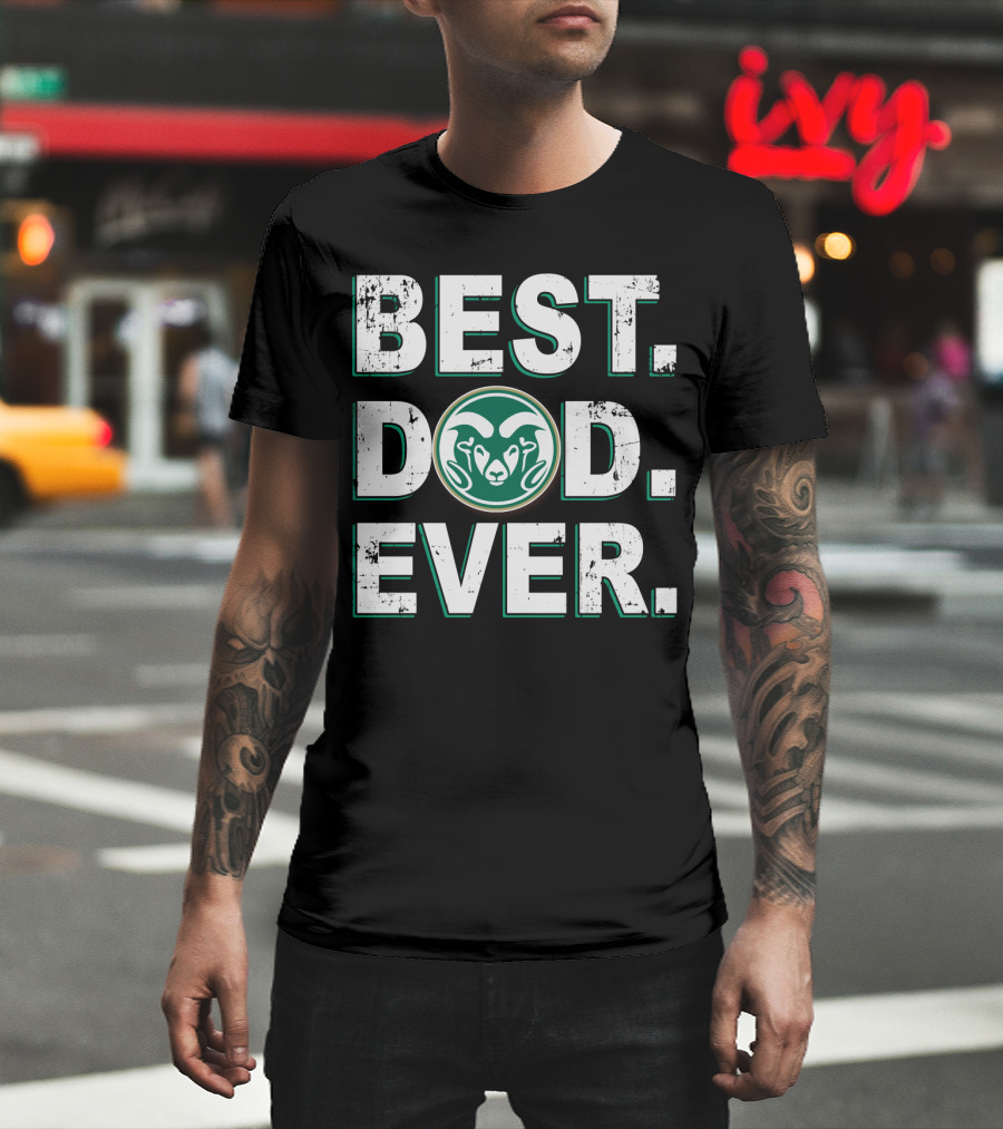 Best Dad Ever Colorado State Rams Logo Classic T-Shirt