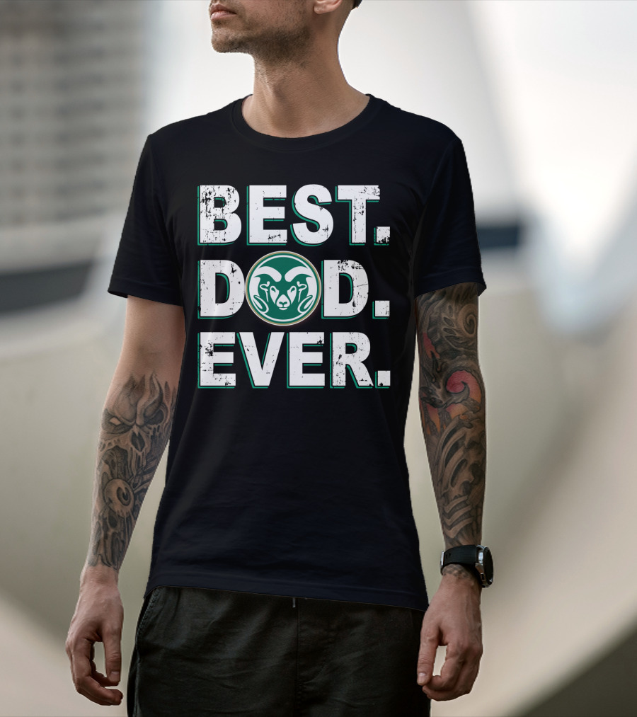 Best Dad Ever Colorado State Rams Logo Classic T-Shirt