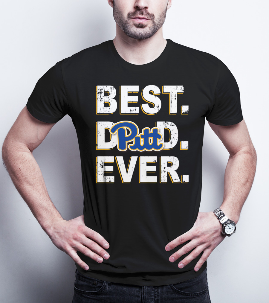 Best Dad Ever Pitt Panthers T-Shirt