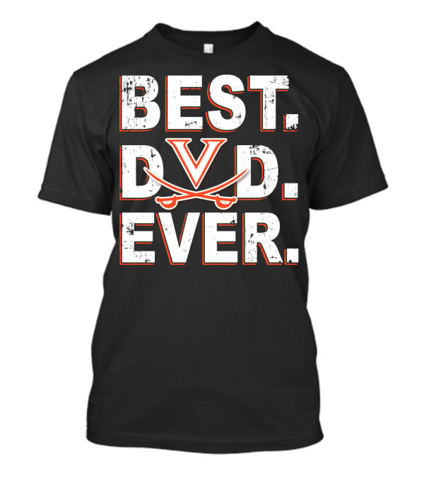 Best Dad Ever Virginia Cavaliers V T-Shirt