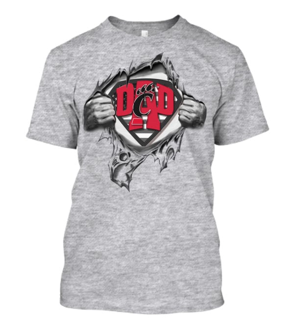 Cincinnati Bearcats Superdad Shield T-Shirt