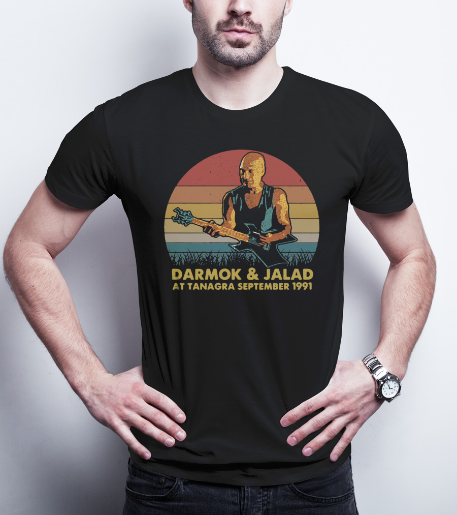Darmok And Jalad At Tanagra September 1991 Retro Music Guitar T-Shirt