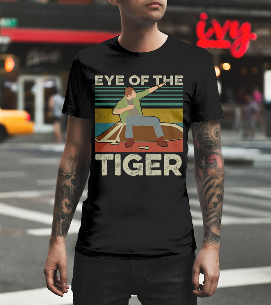 Supernatural Dean Eye Of The Tiger Retro Pose T-Shirt