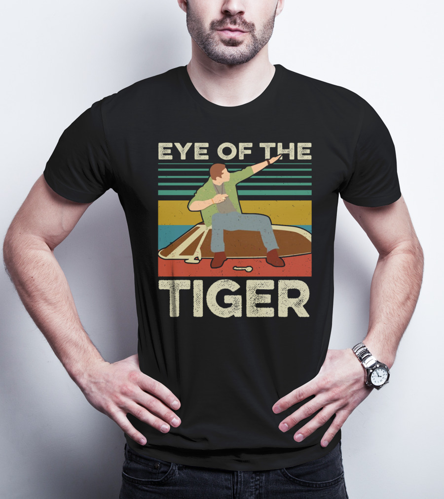 Supernatural Dean Eye Of The Tiger Retro Pose T-Shirt