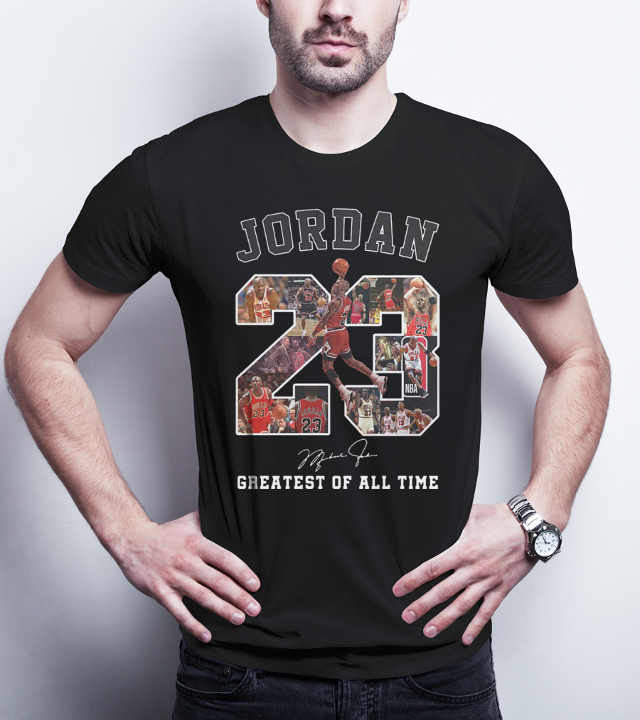Jordan 23 Greatest Of All Time Nba T-Shirt