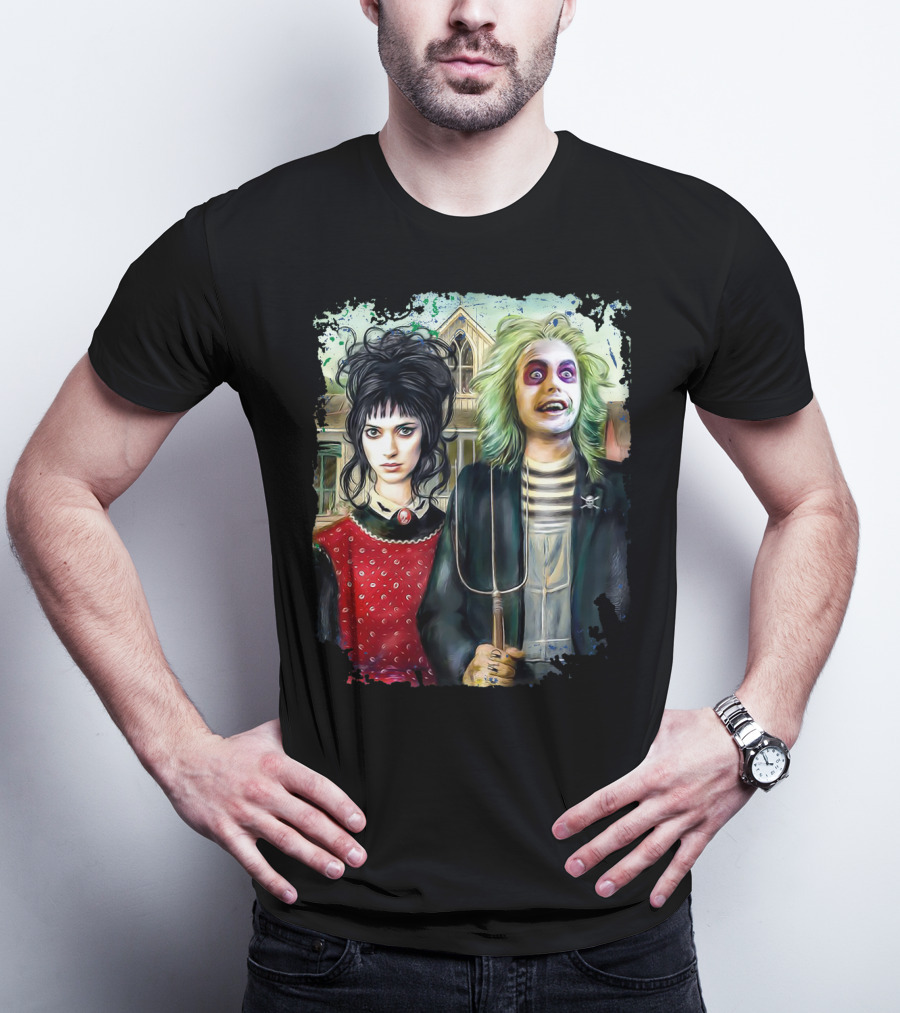 American Gothic Beetlejuice Lydia House T-Shirt
