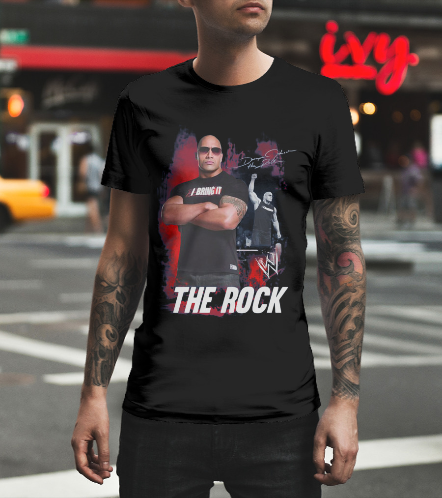 Dwayne Johnson Bring It The Rock WWE T-Shirt