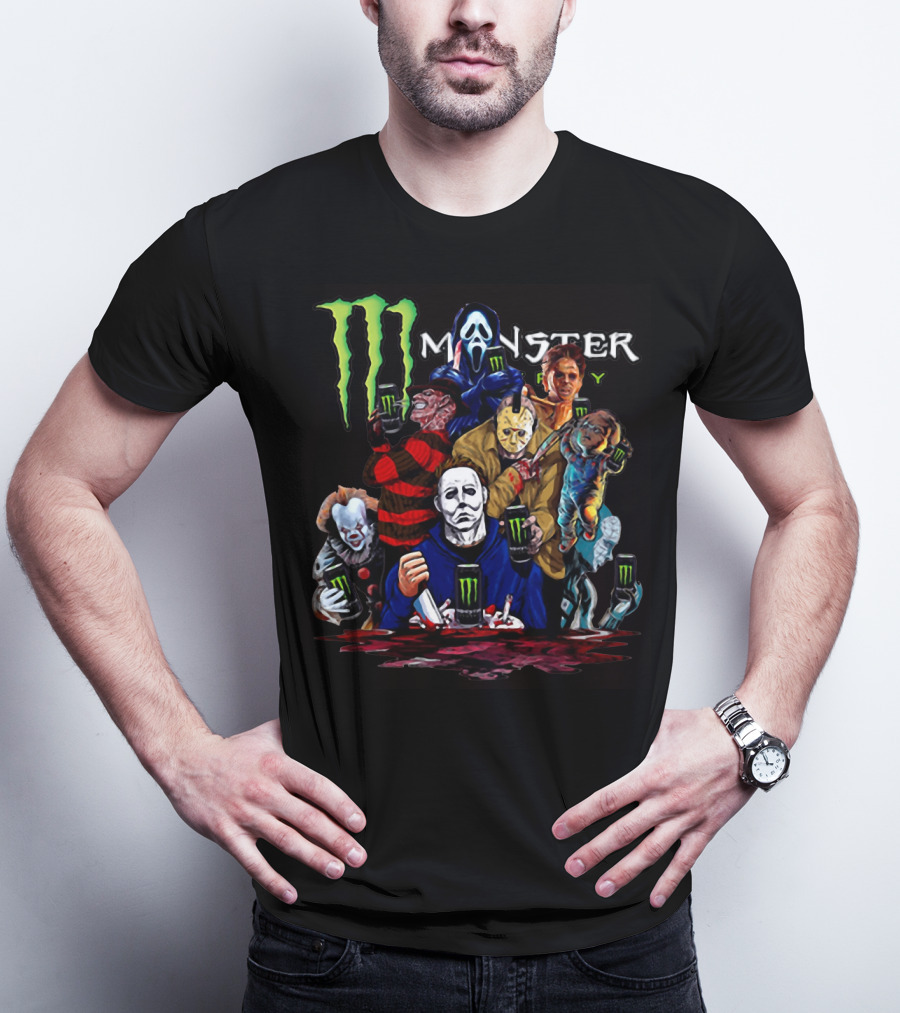 Monster Energy Team Horror Icons T-Shirt