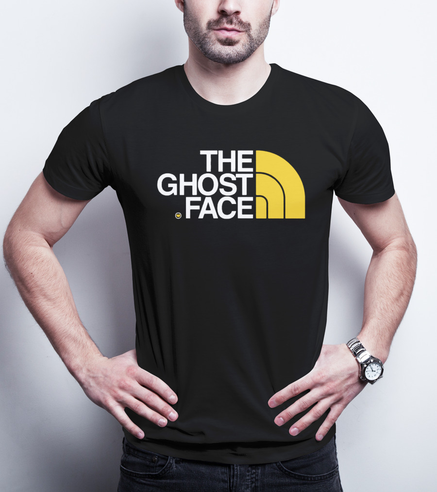 Wu Tang Clan The Ghost Face North Face Logo T-Shirt