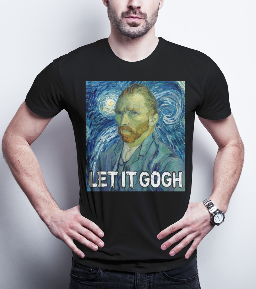 Vincent Van Gogh Let It Gogh Starry Night T-Shirt