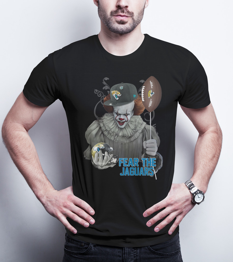 Pennywise Fear The Jaguars Nfl Jacksonville Football T-Shirt