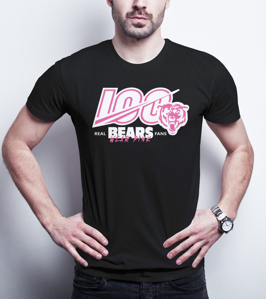 Real Bears Fans Wear Pink T-Shirt