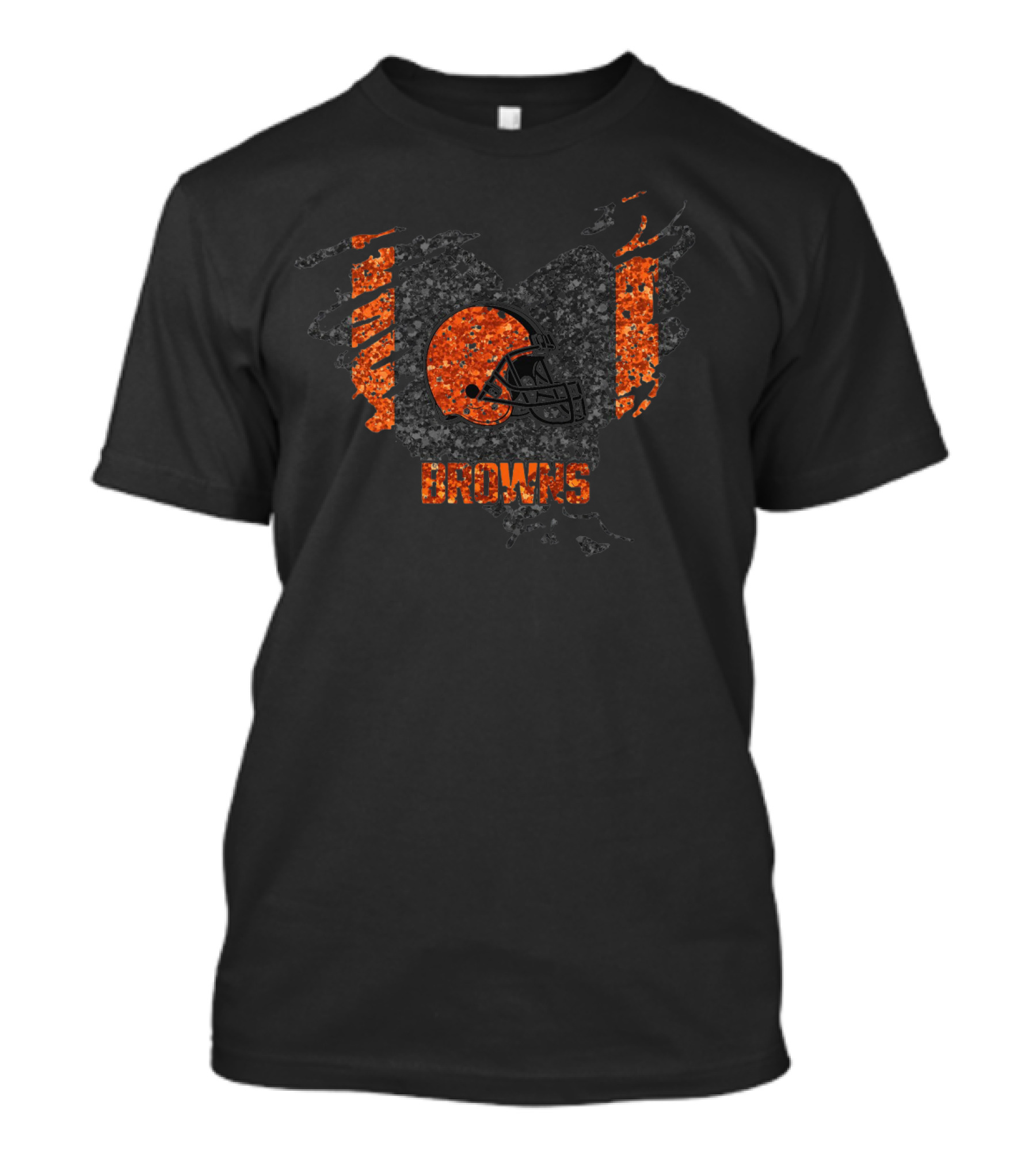 Heart Diamond Cleveland Browns Helmet Browns T-Shirt