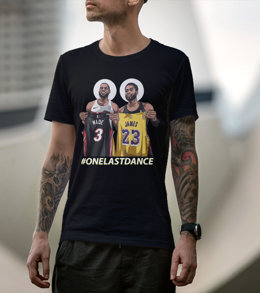 Wade 3 James 23 One Last Dance T-Shirt