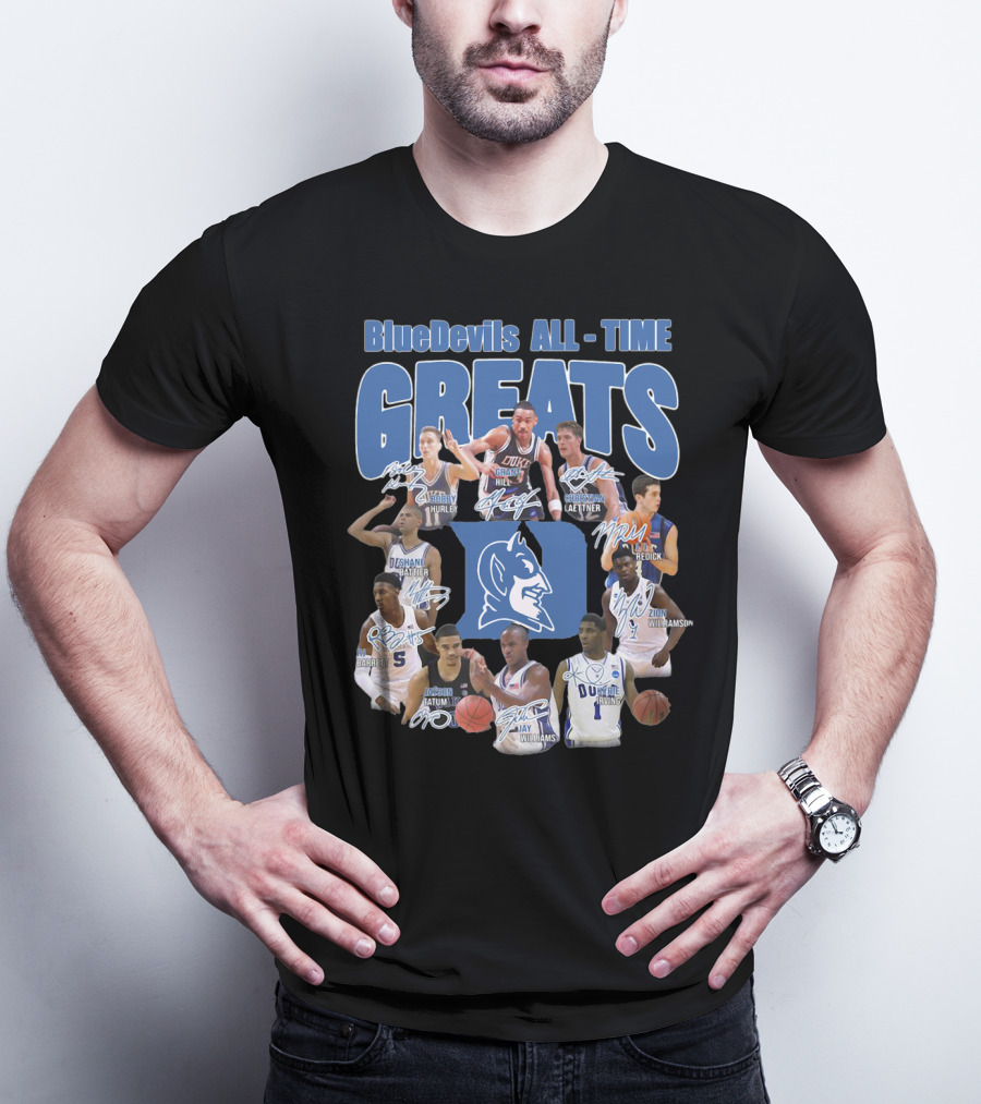 Blue Devils All-Time Greats Duke Basketball T-Shirt