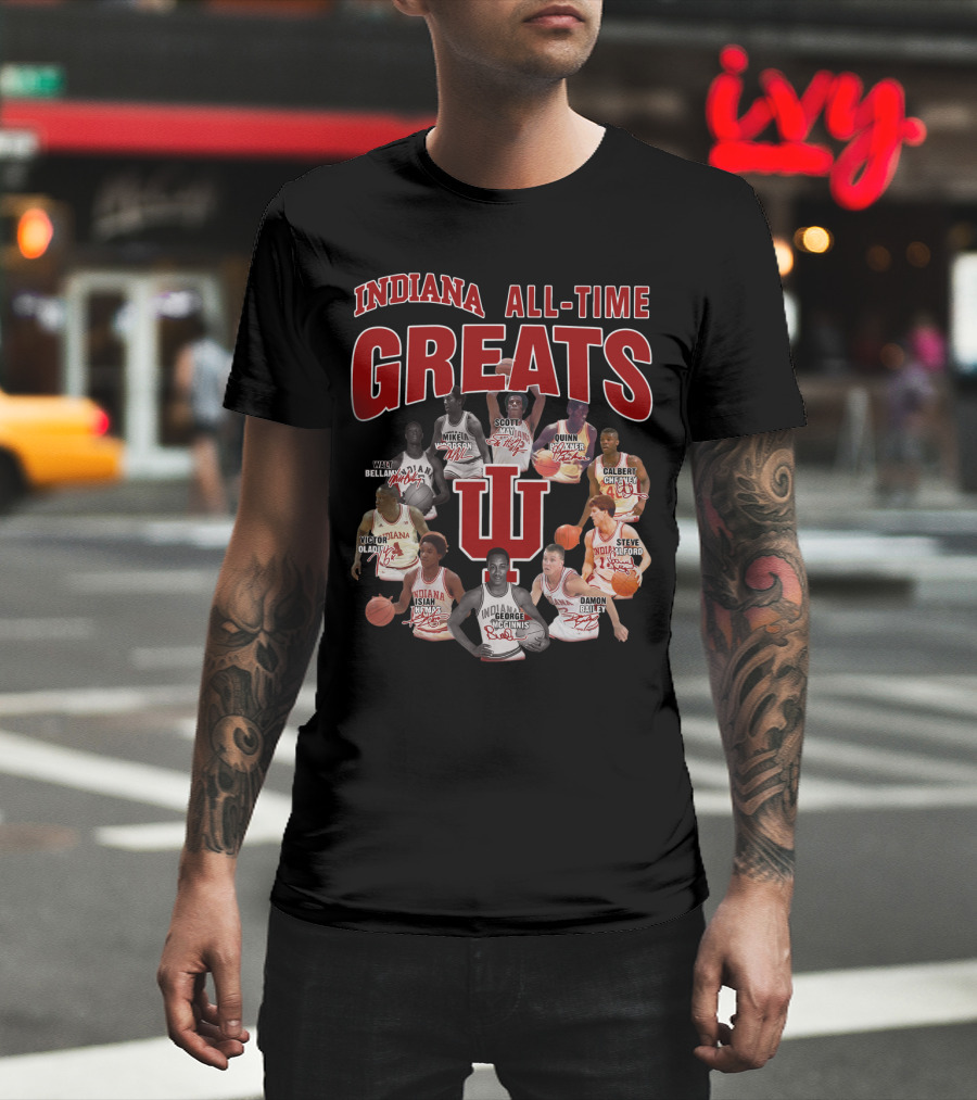 Indiana All-Time Greats IU Basketball Legends T-Shirt