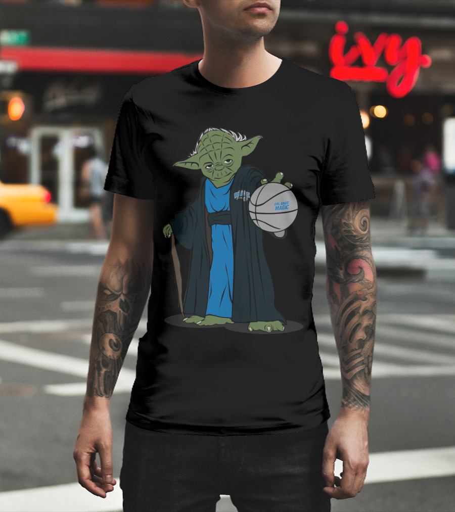 Master Yoda Orlando Magic Basketball T-Shirt