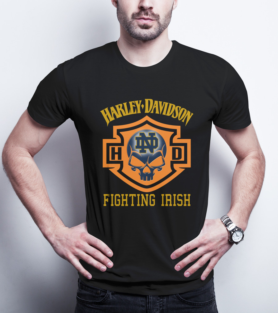 Harley Davidson Nd Fighting Irish 127 T-Shirt