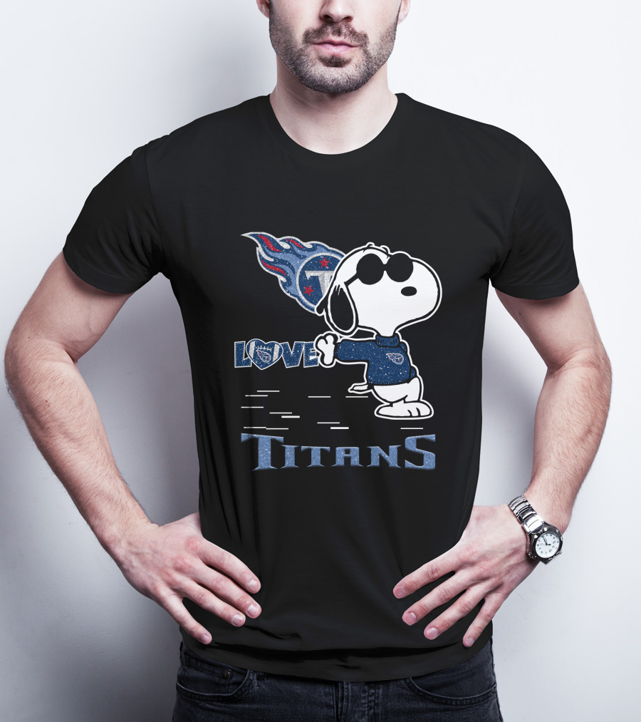 Snoopy Love Tennessee Titans Football Passion T-Shirt