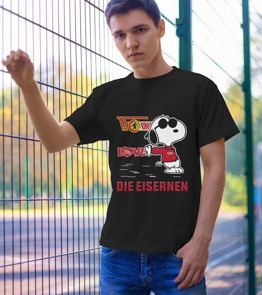 Snoopy Love 1. FC Union Berlin Die Eisernen T-Shirt