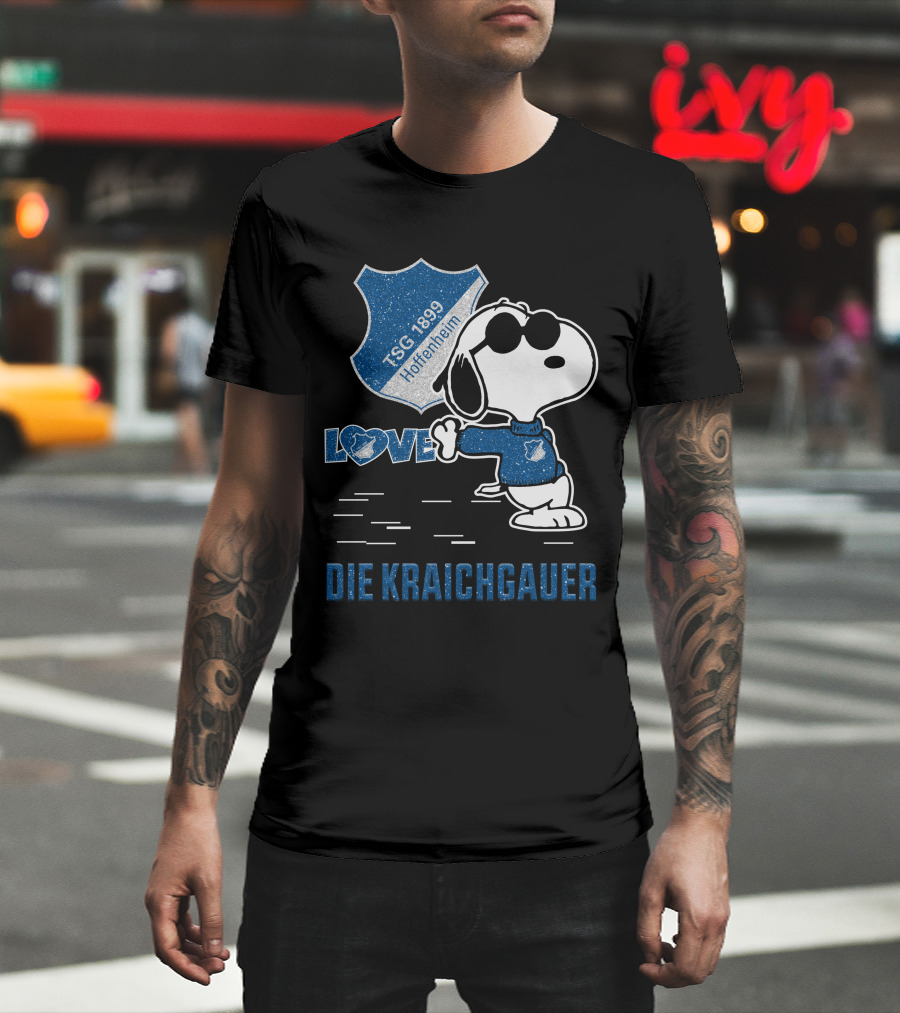 Snoopy Love TSG 1899 Hoffenheim Die Kraichgauer T-Shirt
