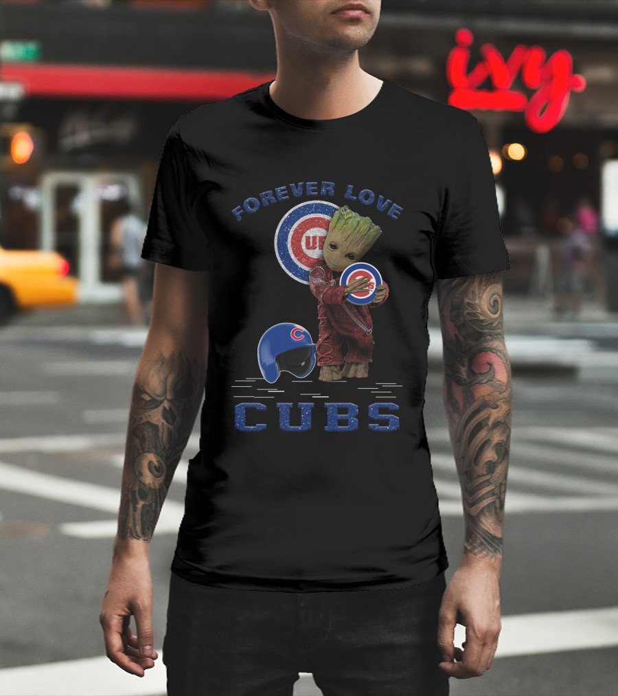 Forever Love Cubs MLB Groot Fan T-Shirt