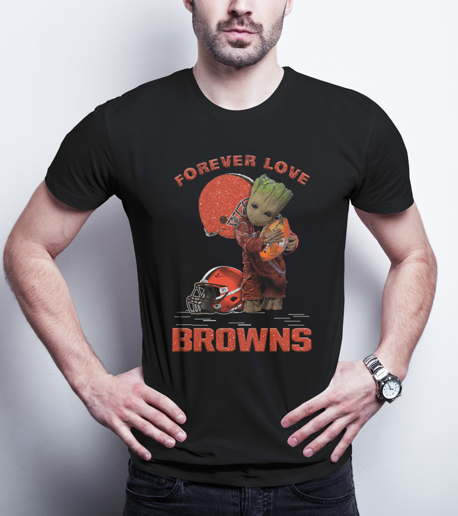 Forever Love Browns Groot Football T-Shirt
