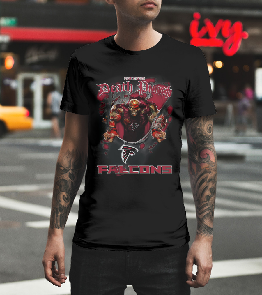 Five Finger Death Punch Atlanta Falcons Nfl Football Fans T-Shirt