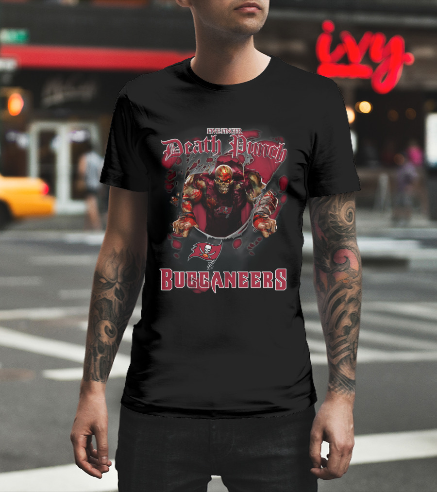 Five Finger Death Punch Nfl Buccaneers Tampa Bay Fans T-Shirt