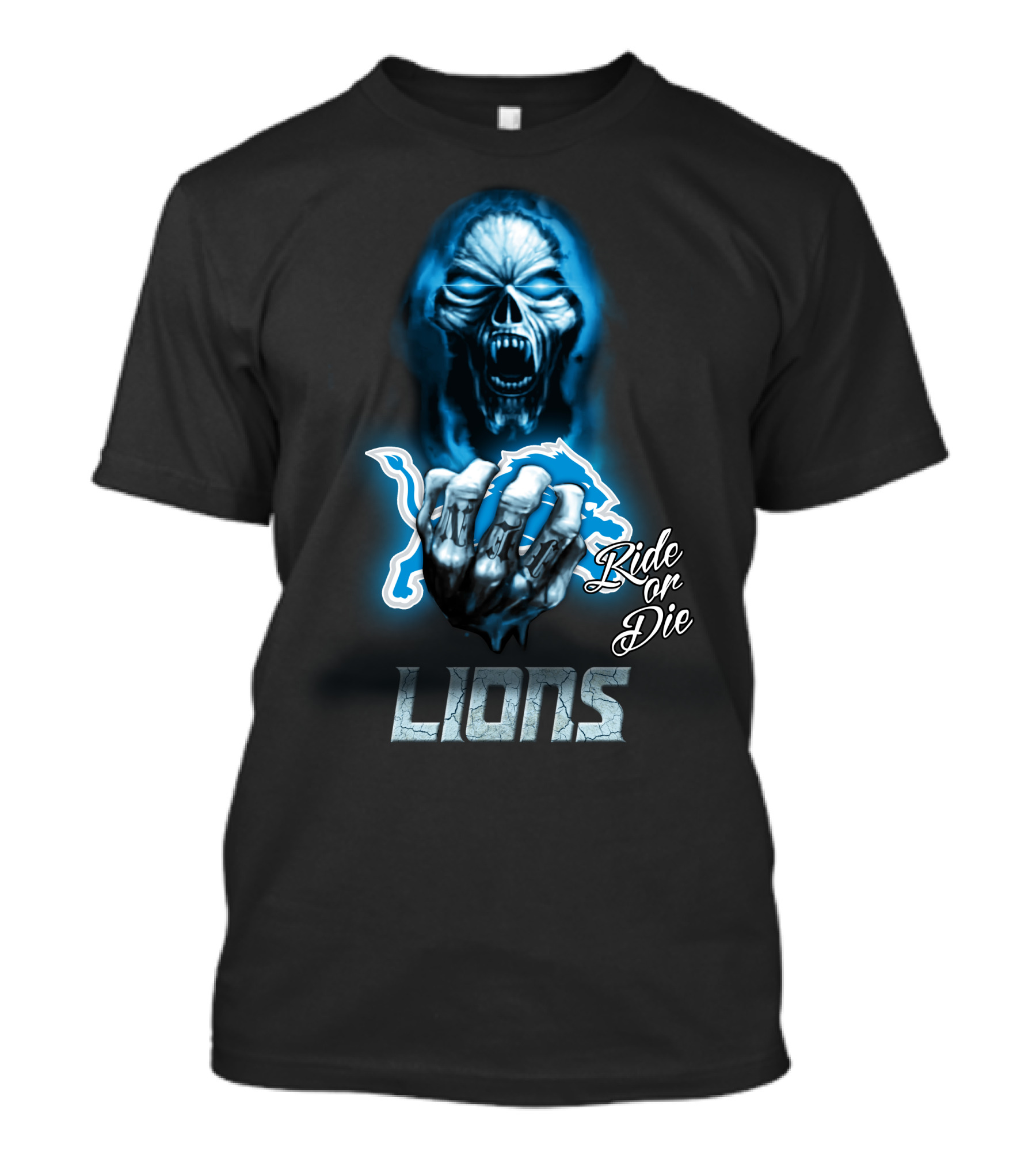 Ride Or Die Nfl Detroit Lions T-Shirt
