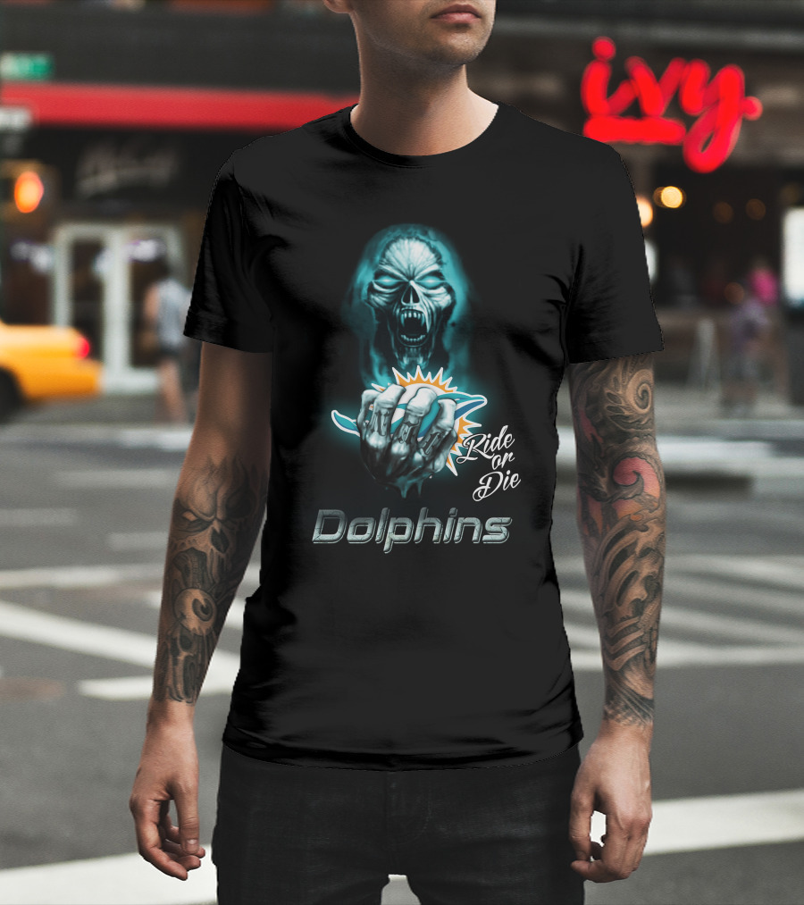 Ride Or Die Miami Dolphins Nfl T-Shirt