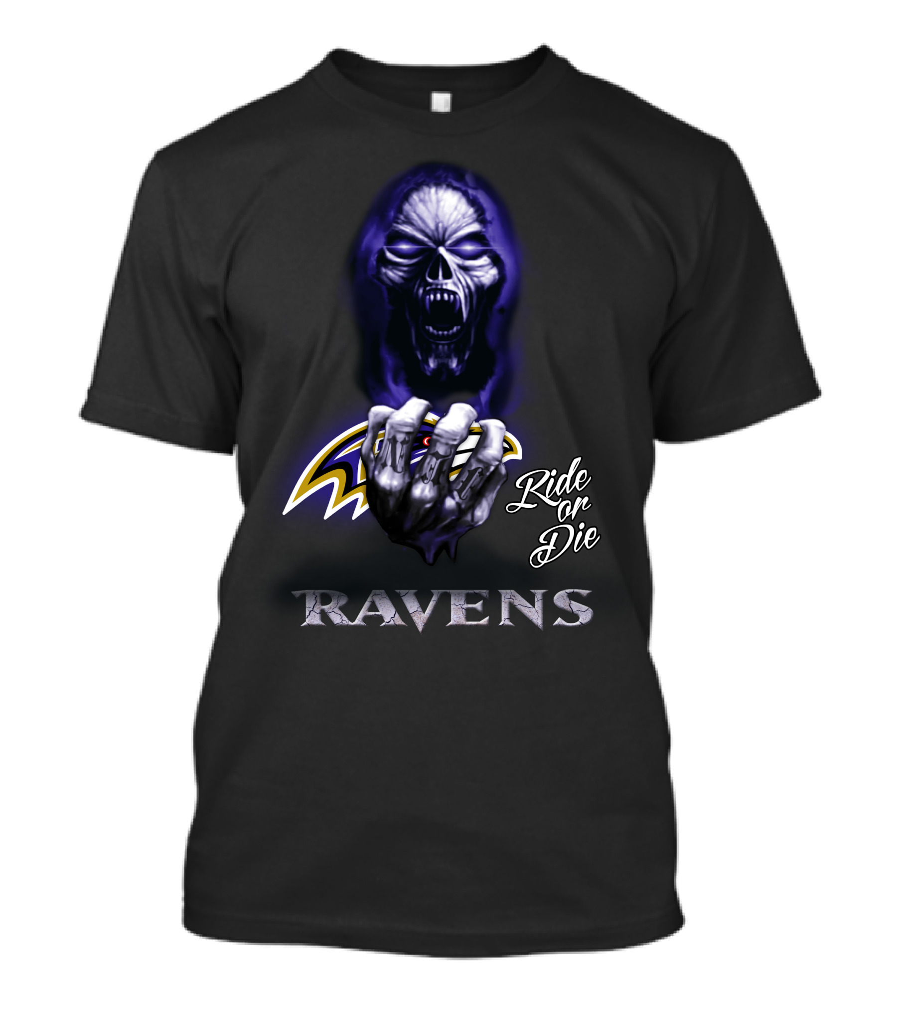 Ride Or Die Ravens Nfl Baltimore T-Shirt
