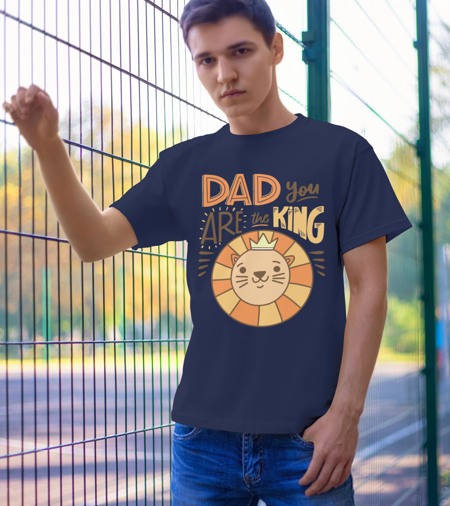 Dad You Are The King Lion With Crown T-Shirt