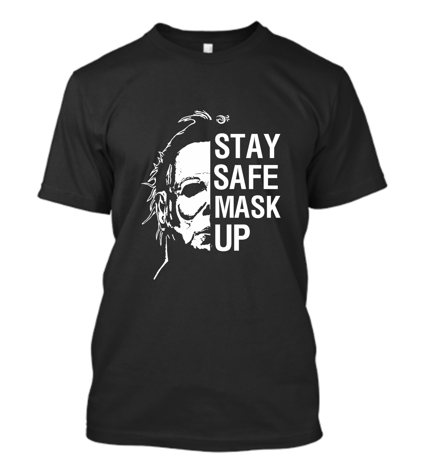 Stay Safe Mask Up Halloween T-Shirt