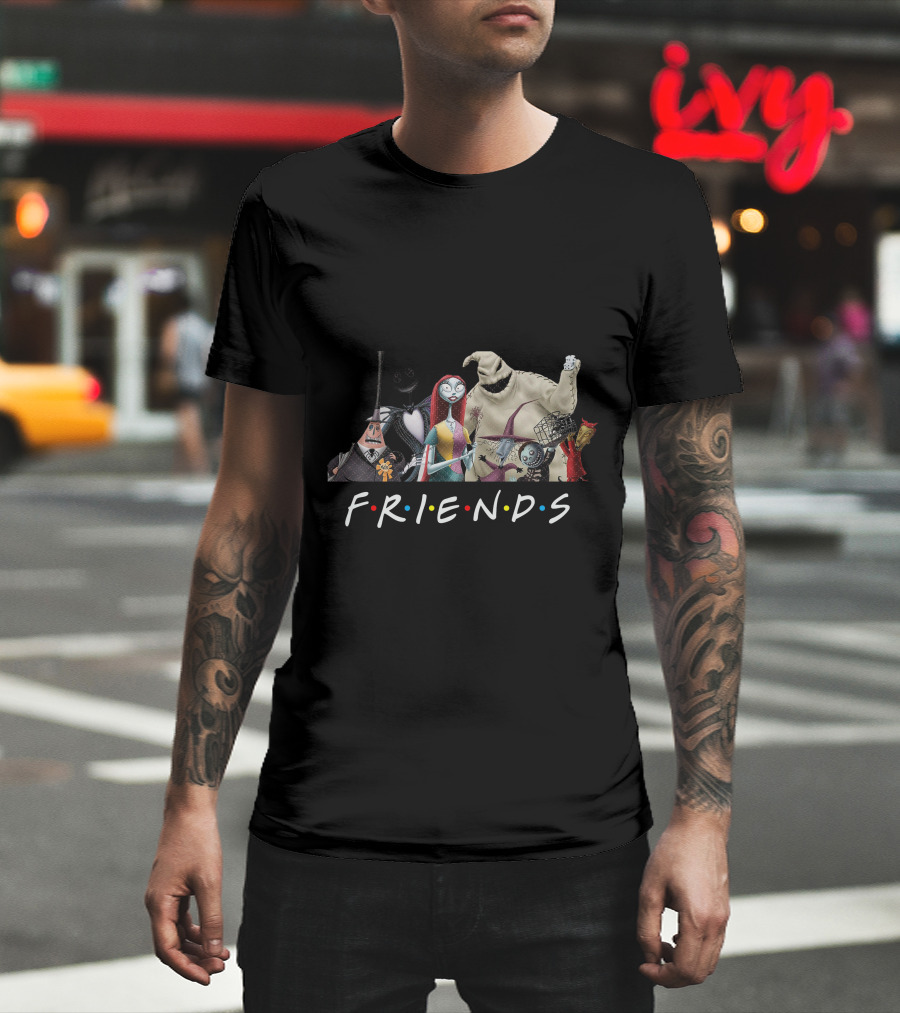 Friends Jack Sally Nightmare Before Christmas T-Shirt