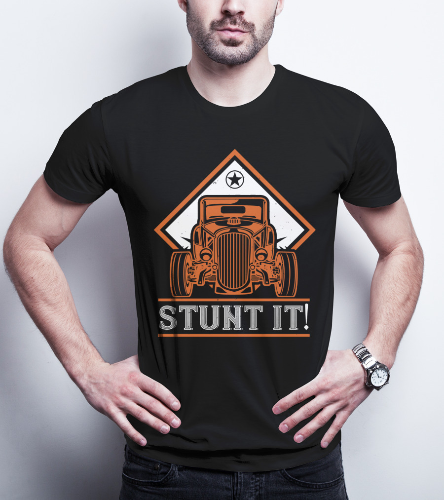Stunt IT Hot Rod Star Triangle T-Shirt