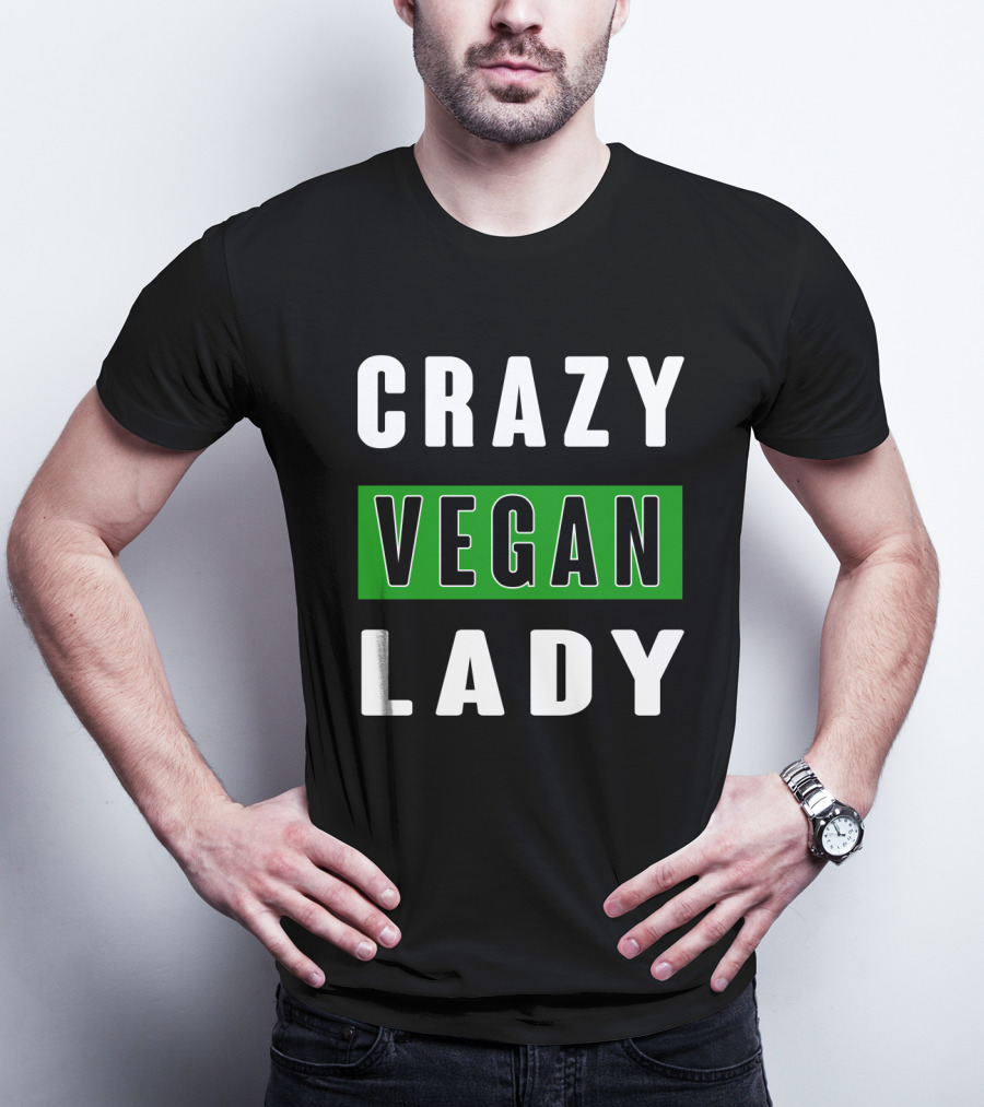 CRAZY VEGAN LADY T-Shirt